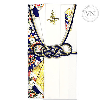 Blue and Gold Noshi Celebration Money Envelope – Paper Tree - The ...