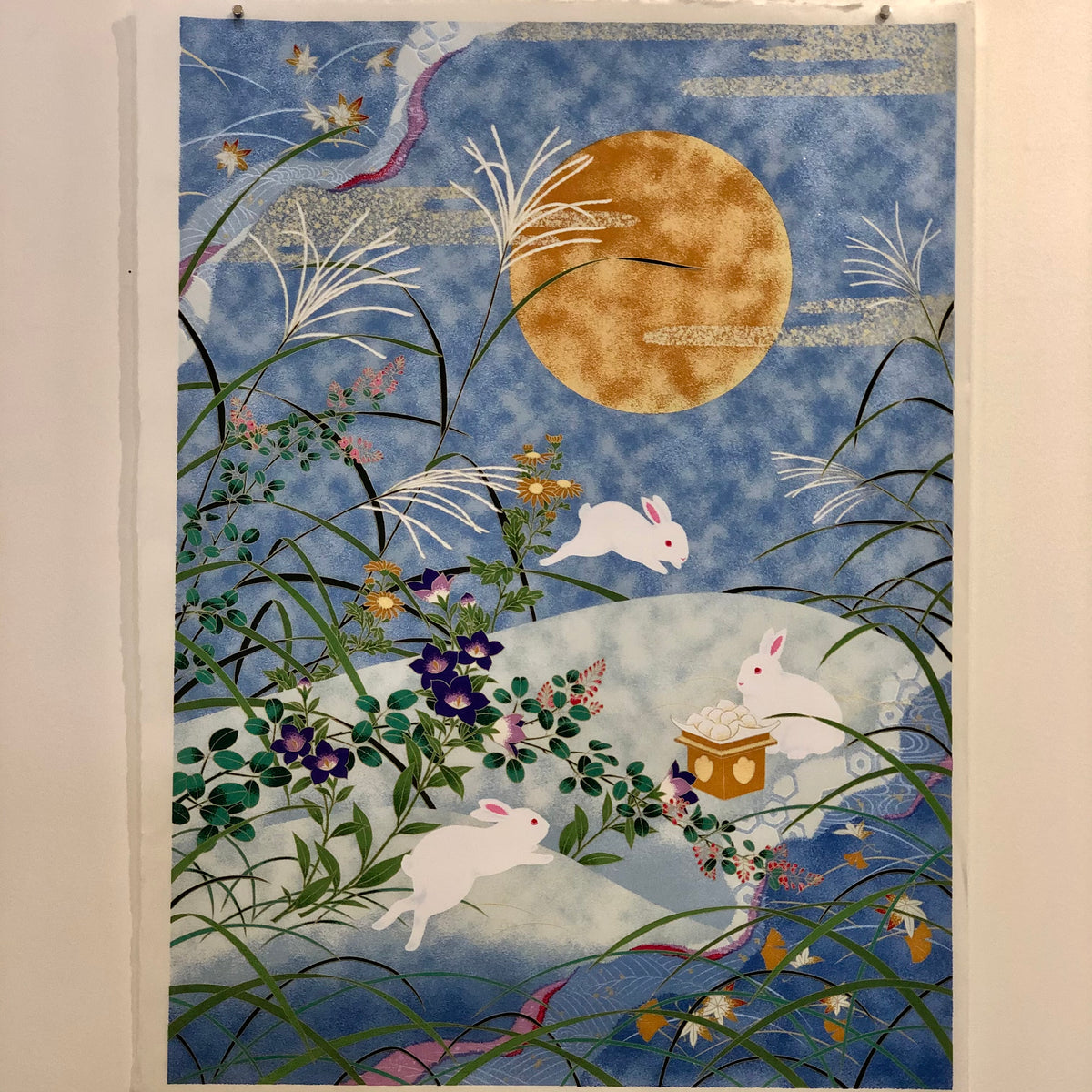 Otsukimi Rabbit Moon Print – Paper Tree - The Origami Store