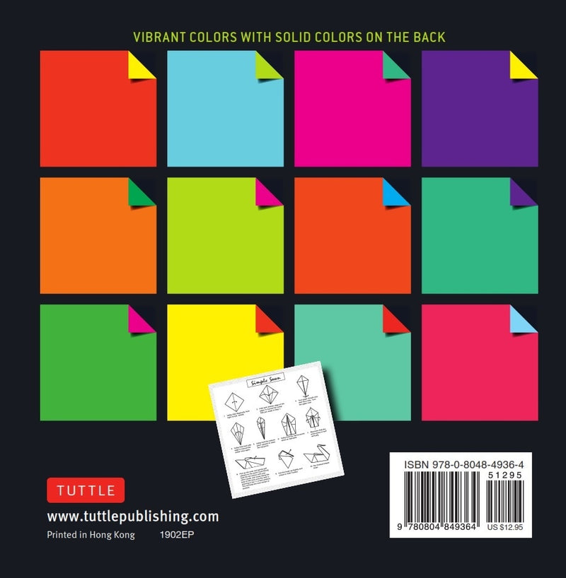 500 Sheets Vibrant Colors Origami Paper – Paper Tree - The Origami Store