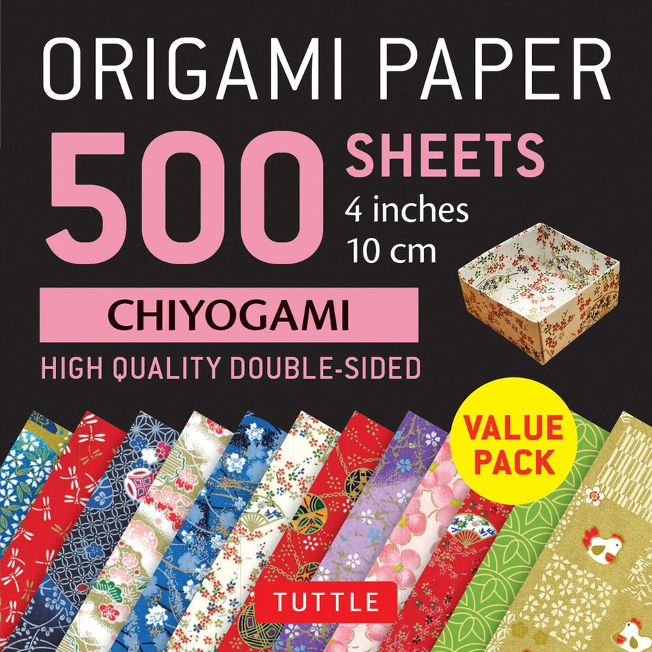 500 Sheets 4” Chiyogami Patterns Origami Paper – Paper Tree - The ...