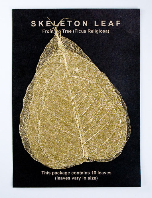 Bo Leaves - Gold – Paper Tree - The Origami Store