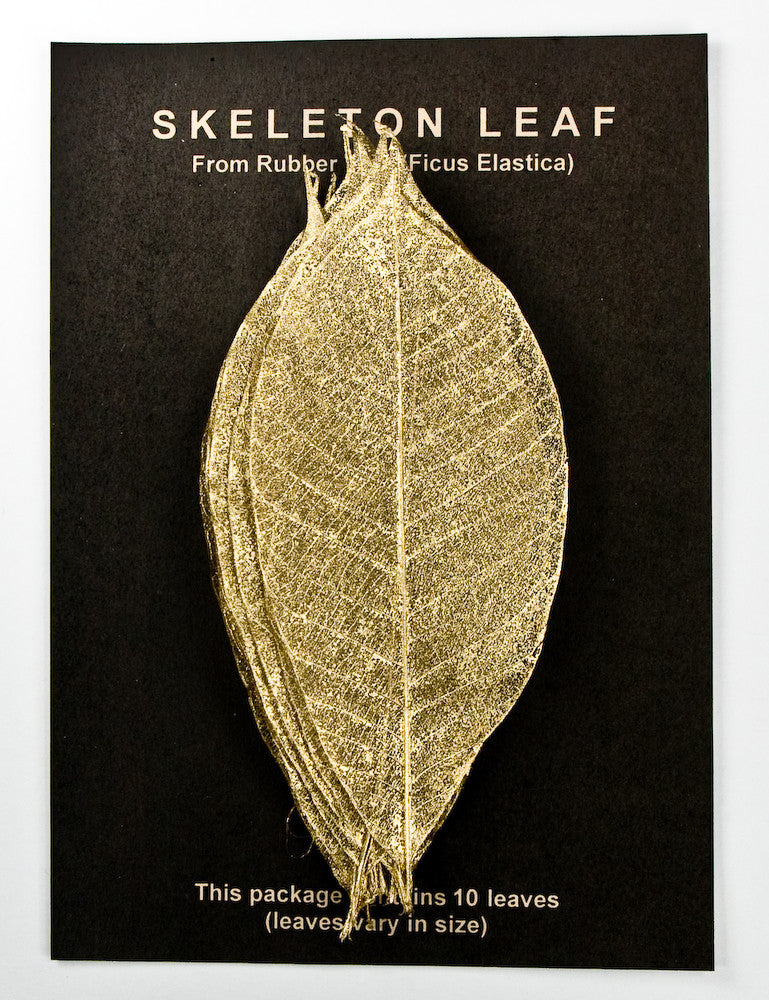 Rubber Tree Leaves - Gold – Paper Tree - The Origami Store