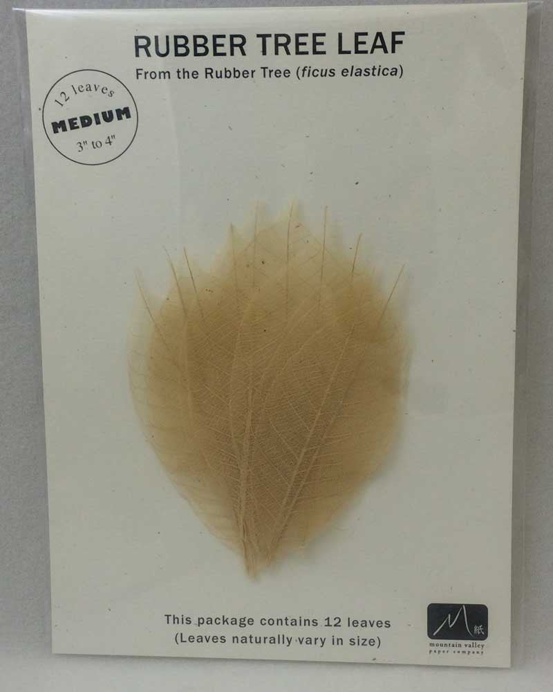 Rubber Tree Leaves - Natural – Paper Tree - The Origami Store