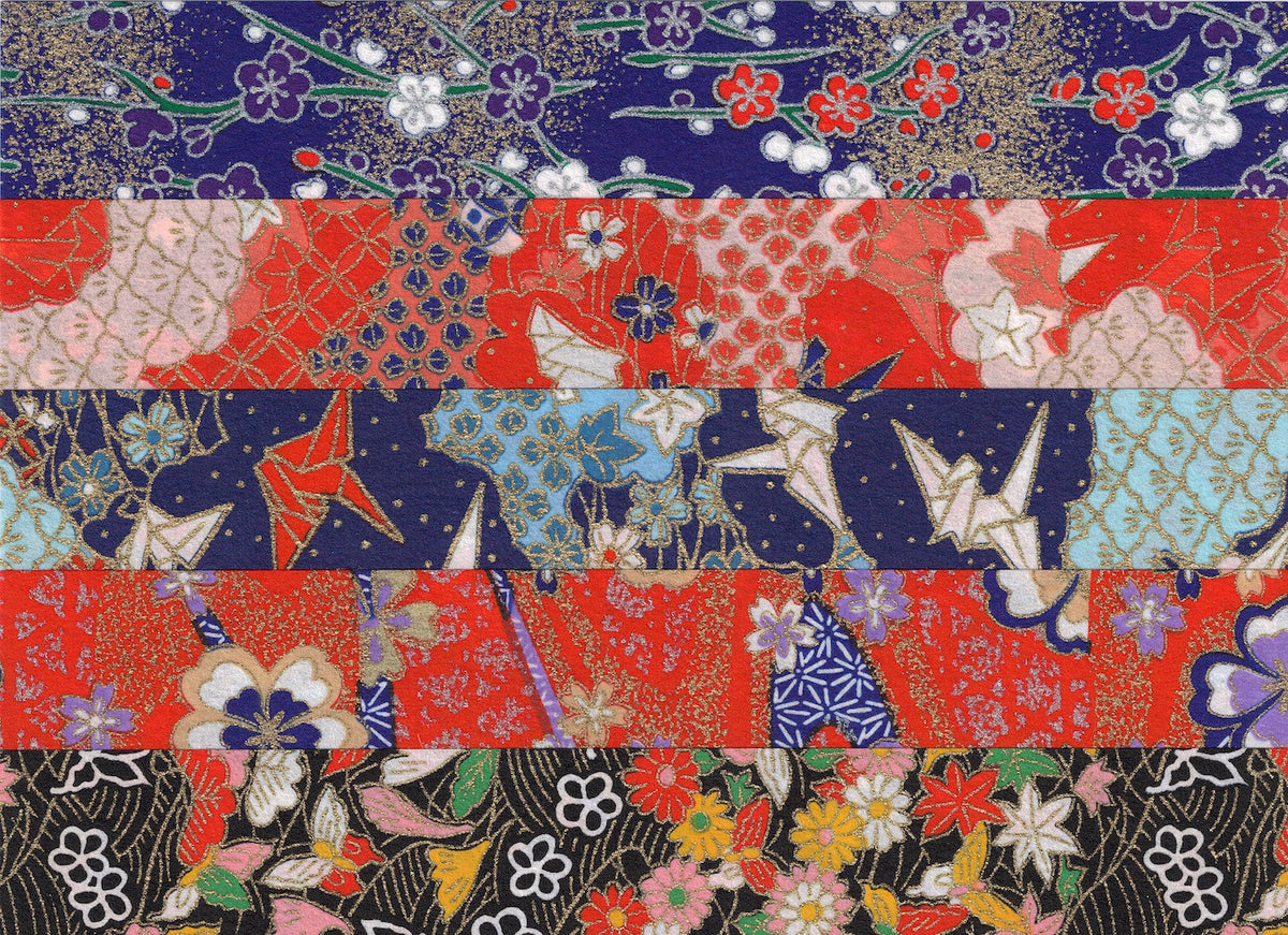 20 Print Yuzen Origami Paper Assortment – Paper Tree - The Origami Store