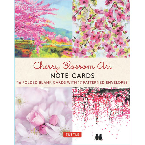 Cherry Blossom Art Note Cards – Paper Tree - The Origami Store